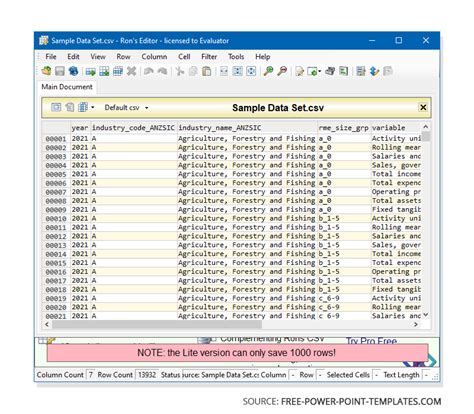 Rons Csv Editor Fppt