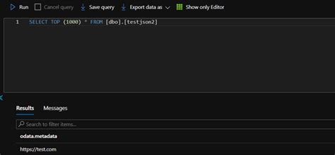 sql how to get an array from json in the azure data factory stack