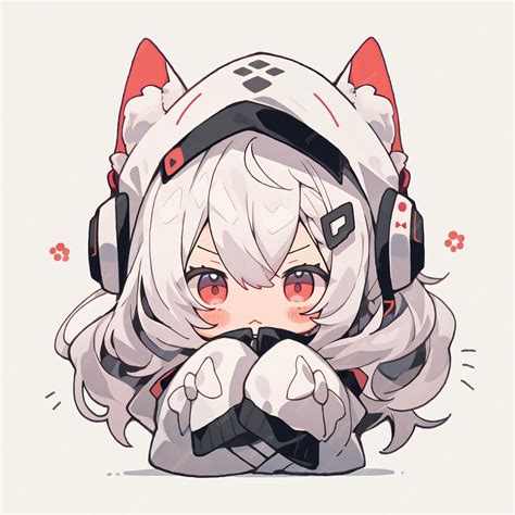 Sticker De Anime Lindo Sticker De Anime Kawaii Sticker De Anime Chibi