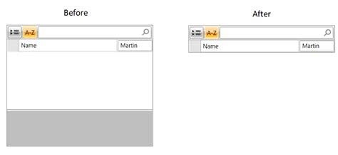 clear empty area on the bottom of the control telerik ui for wpf