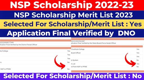 Nsp Scholarship Merit List 2022 23 Nsp Merit List 2022 23 Date Nsp