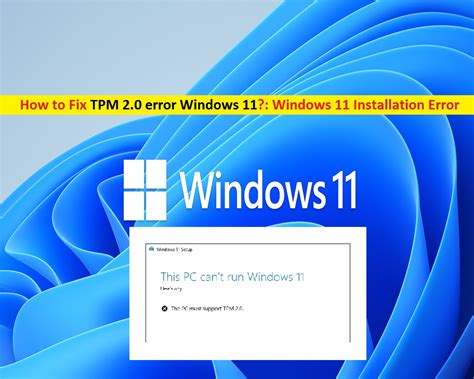 How To Install Windows 11 Without Tpm Tpm 20 Bypass Windows 11 Central