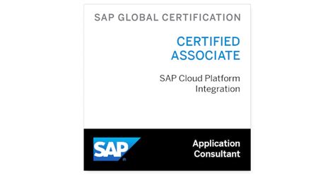 sap certified application associate sap cloud platform integration
