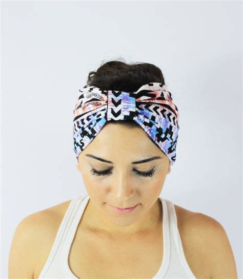 Tribal Headband Hair Bands By Twobirdsgirl On Etsy 9 90 Tribal