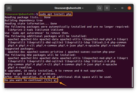 set up lamp linux apache mysql php stack on ubuntu 20 04