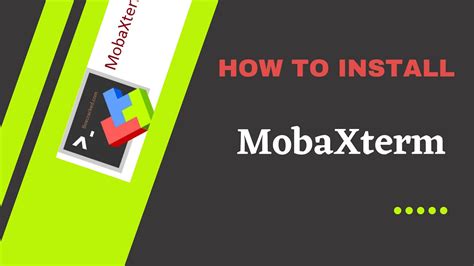 How To Install Mobaxterm Youtube