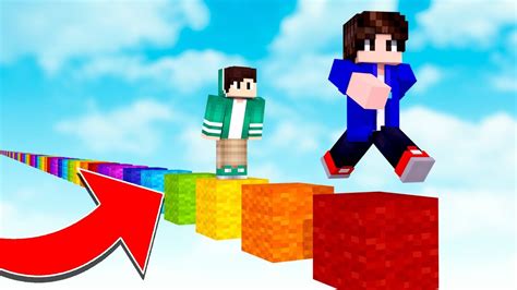 Noob Vs Parkour Arco Íris Mais FÁcil Do Mundo ‹ Dengoso › Youtube