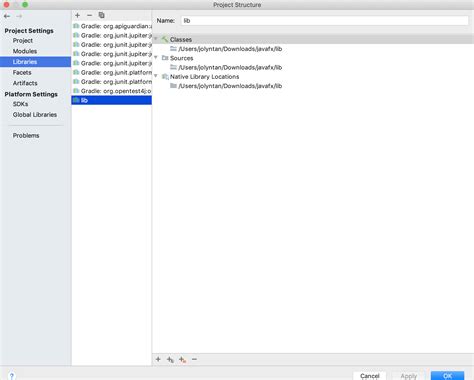 error package javafx application does not exist · issue 62 · nus