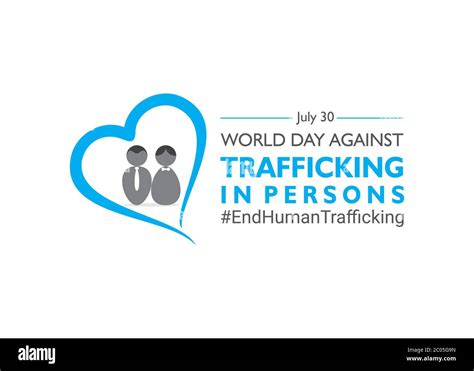 Vector Illustration Of World Day Against Trafficking In Persons Poster