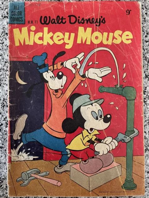 Walt Disneys Mickey Mouse Comic M M 11 1954 £12 95 Picclick Uk