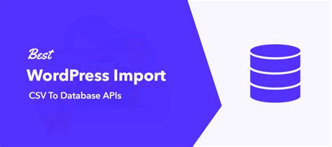 5 best wordpress import csv to database apis 2022 formget