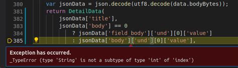 flutter error type list is not a subtype of type string in type images