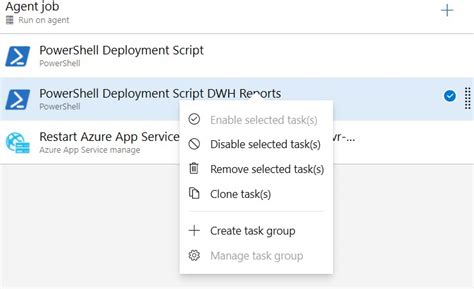 in azure devops is there a gui way to disable tasks in yaml based