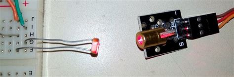 laser light security system using arduino with alarm