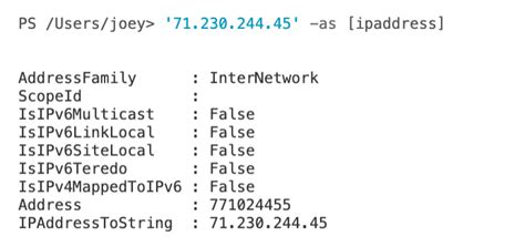 validating ip addresses in powershell the sql herald