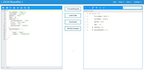 how to create json file learning container