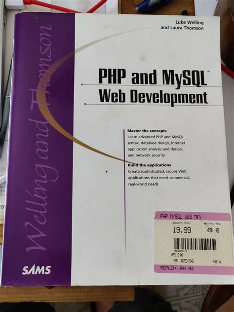 sams php and mysql web development by luke welling and laura thomson