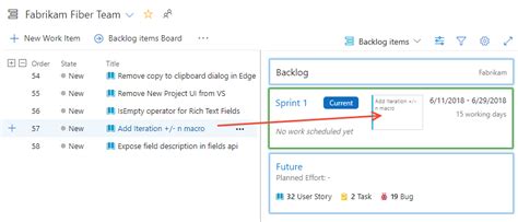 tfs what determines what shows up in azure devops
