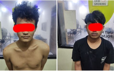 Diduga Mau Membegal Dua Pemuda Bercelurit Ditangkap Polisi Di Jalanan