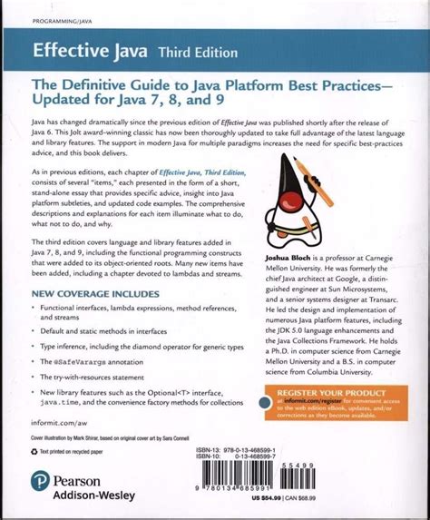 Joshua Bloch Effective Java Paperback Elefant Ro