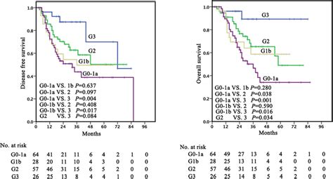 Kaplan Meier Curves For Dfs And Dss In Patients With Escc Treated With