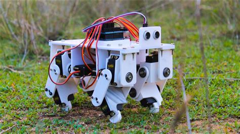 arduino controlled quadruped robot youtube