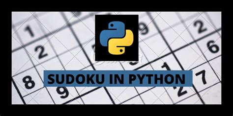 sudoku solver in python askpython