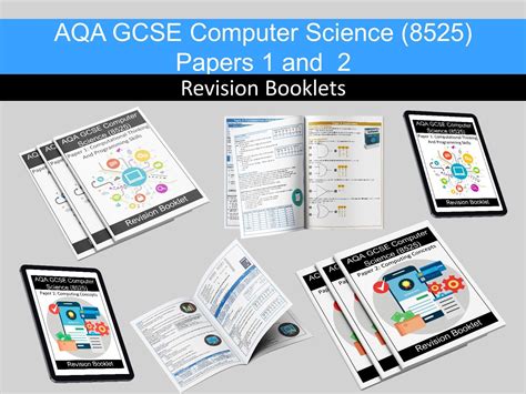 aqa gcse computer science 8525 papers 1 and 2 revision booklets