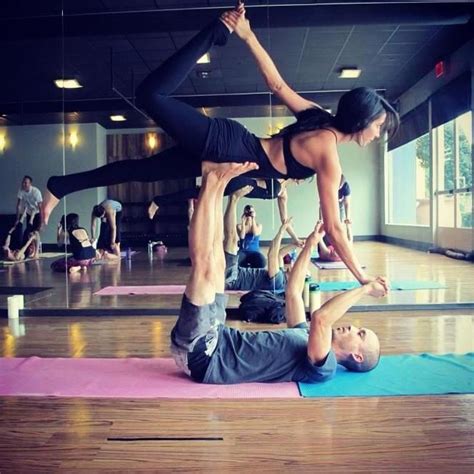 Partner Yoga Couples Yoga Partner Yoga Couple Stunts