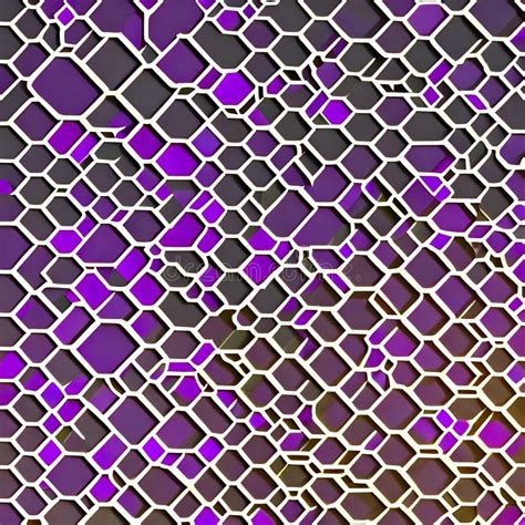 A Repeating Pattern Of Interlocking Hexagons In Shades Of Pink And