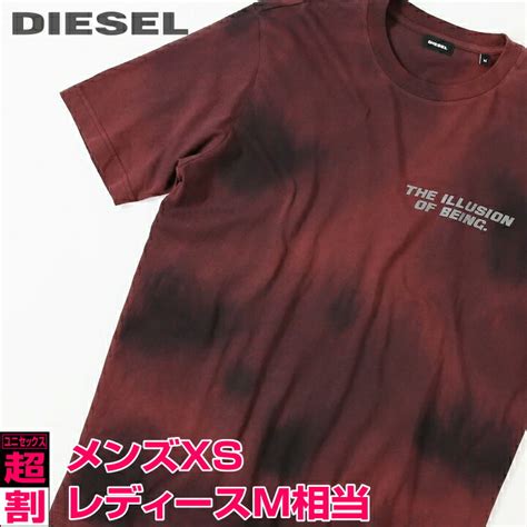 【楽天市場】 Diesel ディーゼル メンズ レディース 男女兼用 反射素材プリント タイダイ柄 半袖tシャツ カットソー【t Just