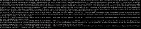 kubelet failed start after config kubereservedcgroup · issue 110288