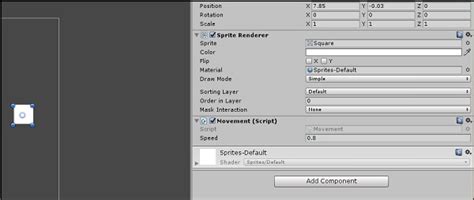 unity basic movement scripting