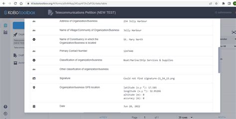 photo signature or draw error could not retrieve signature data