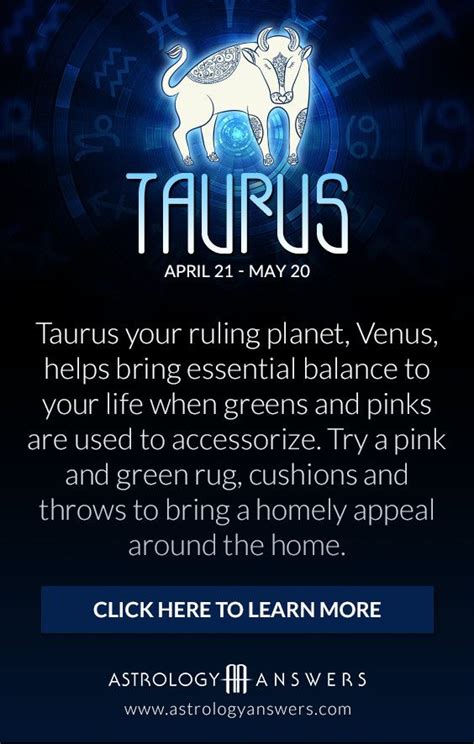 Pin By Astrology Answers Horoscopes On Taurus Facts Taurus