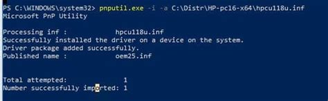 how to install and remove printer with powershell on windows