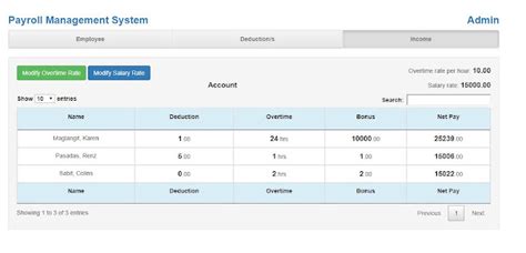 payroll management system in php download free project