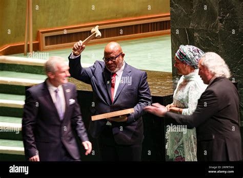 New York New York Usa 5th Sep 2023 Permanent Representative Of
