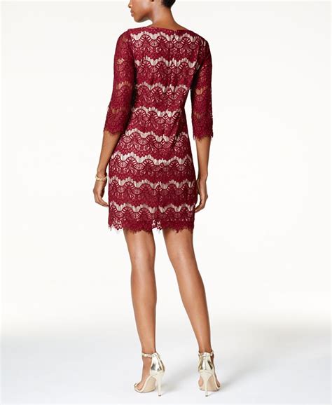 Jessica Howard Lace Illusion Sheath Dress Macys