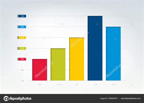 Chart Graph Scheme Simply Color Editable Infographics Element Vector