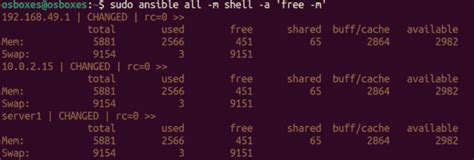 Ansible Shell Module Run Remote Shell Commands 4sysops