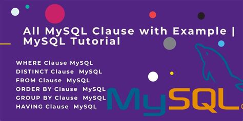 types of clauses in mysql tuts make