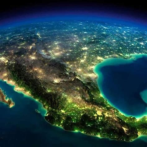 La Nasa Comparte Una Foto De México Desde El Espacio