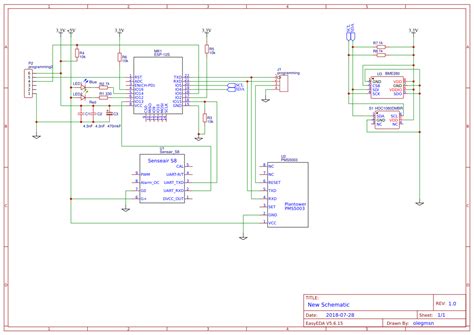 esp8266 air quality easyeda open source hardware lab