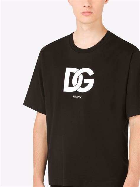 Dolce And Gabbana Dg Logo Print T Shirt Farfetch