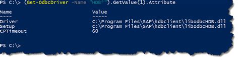 connect to sap hana from windows powershell using odbc sap blogs