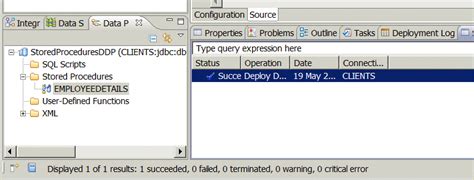 creating and deploying a stored procedure