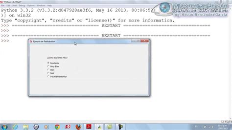 44 cómo crear radiobutton con tkinter python youtube