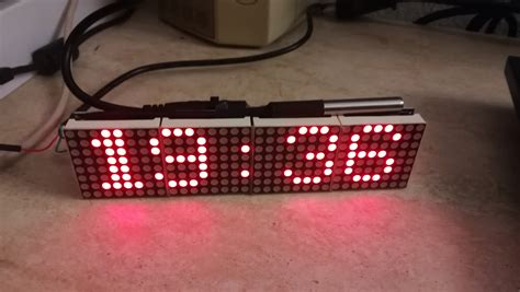 max7219 arduino clock instructables