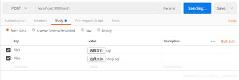 postman图片上传用法以及required request part file is not present的解决方法 腾讯云开发者社区 腾讯云